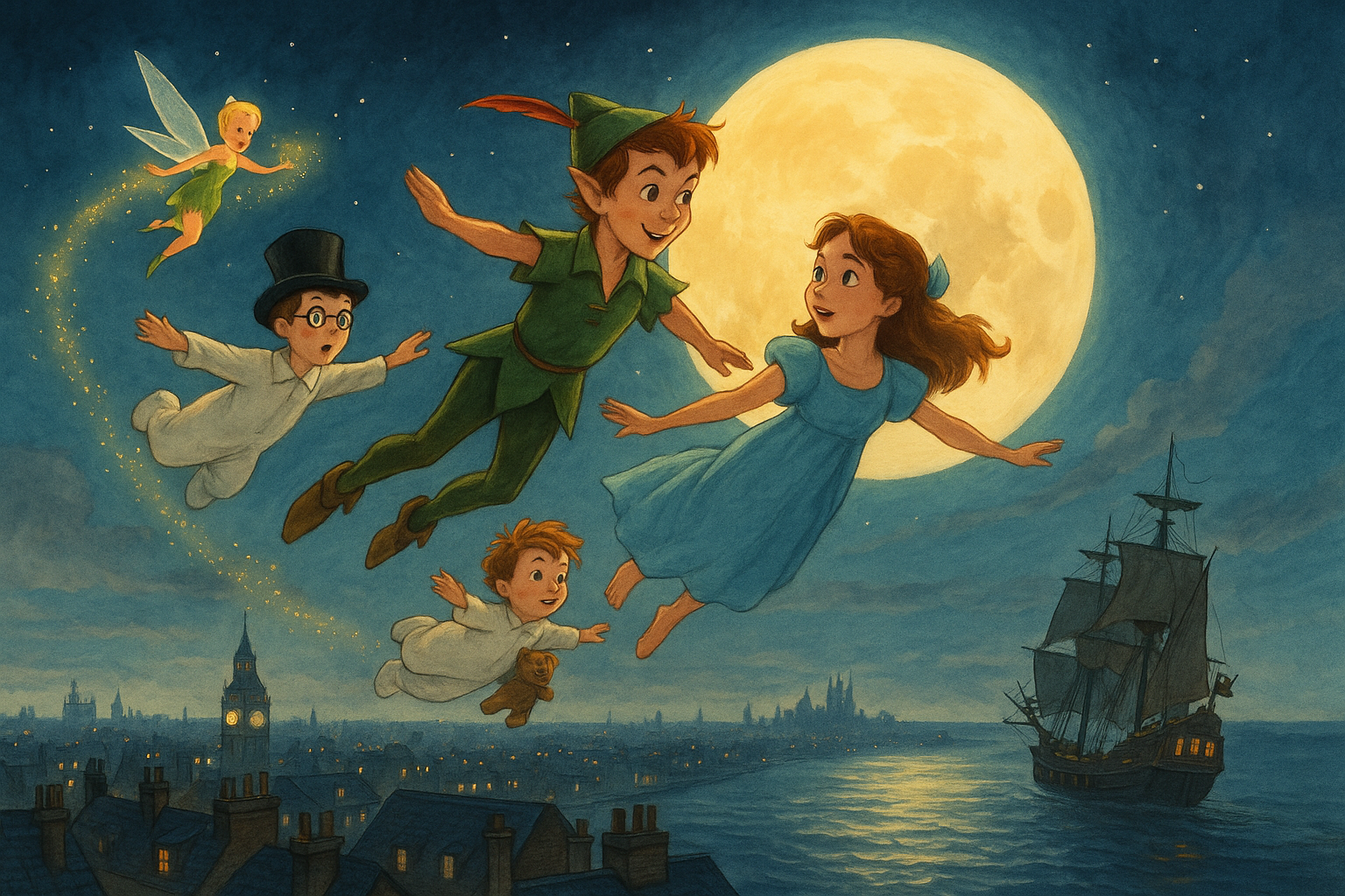 Peter Pan and the Journey to Neverland - Kidsinco.com