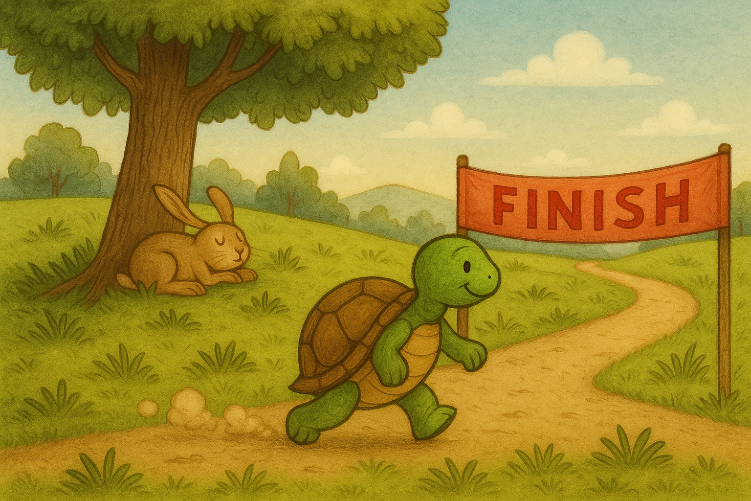 The Turtle And The Hare: A Lesson In Perseverance - Kidsinco ...