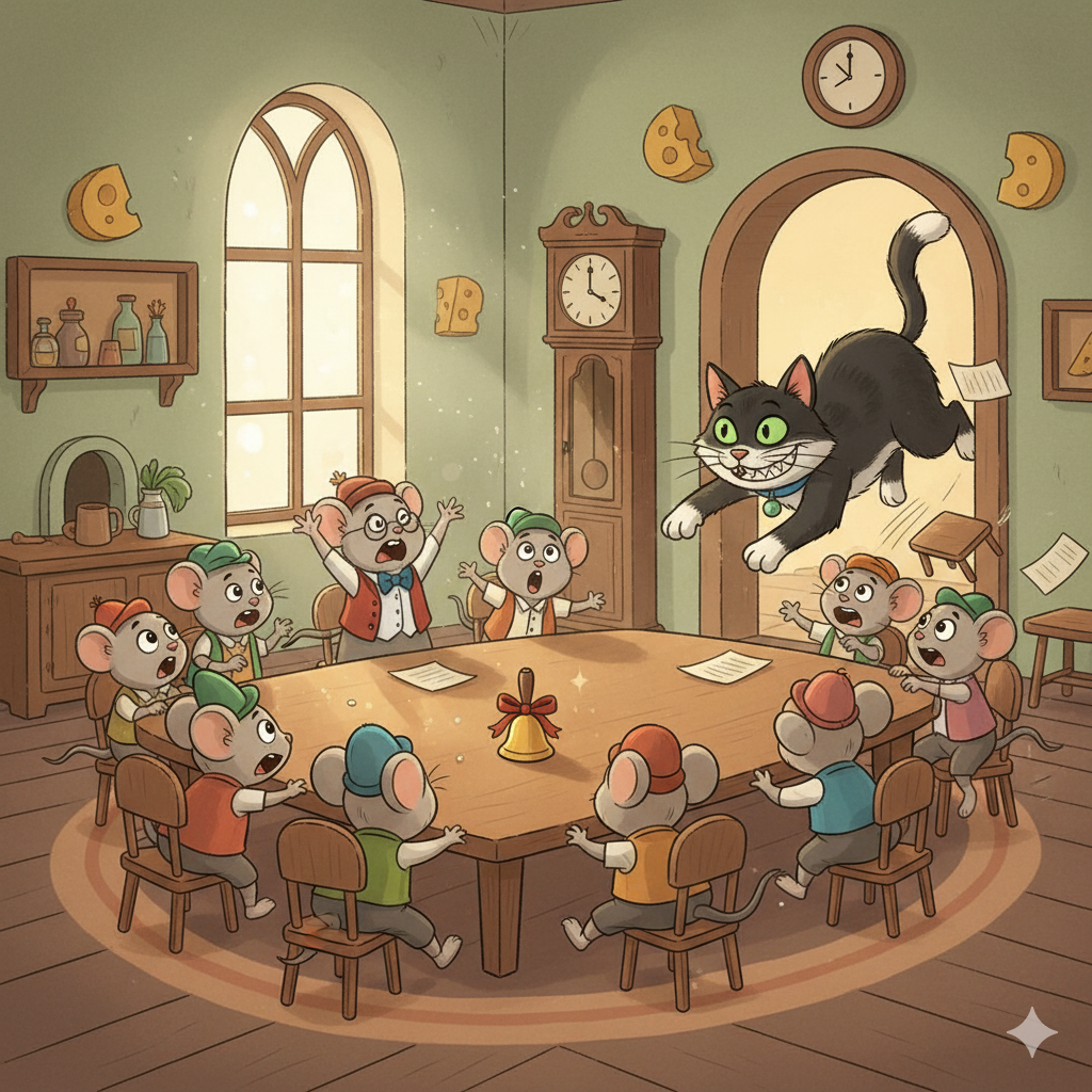 The Mice Meeting and the Cat’s Clever Trap - Kidsinco.comKidsinco.com